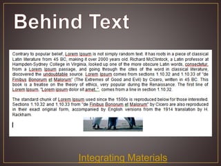 Empowerment Technology: Integrating Materials (MS Word) | PPTX