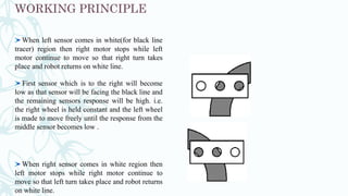 Line Following Robot Presentation | PPTX