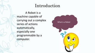 Line Following Robot Presentation | PPTX