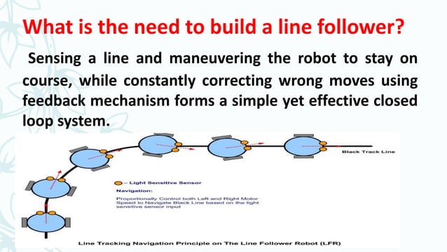 Line Following Robot Presentation | PPTX