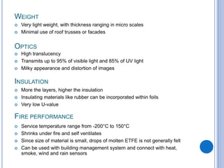 ETHYLENTE-TETRAFLUOROETHYLENE PANELS | PPTX