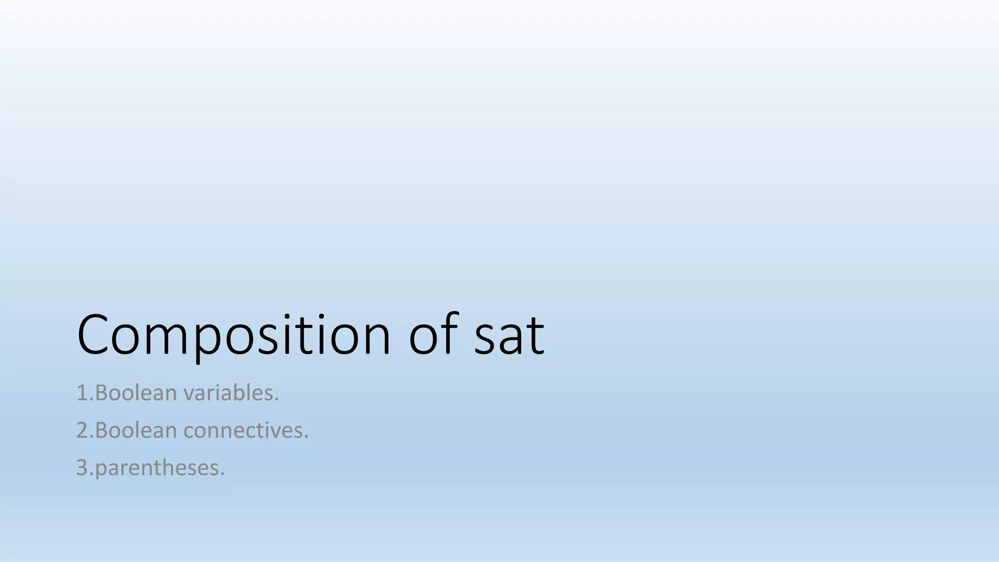 Propositional Satisfiability | PPTX