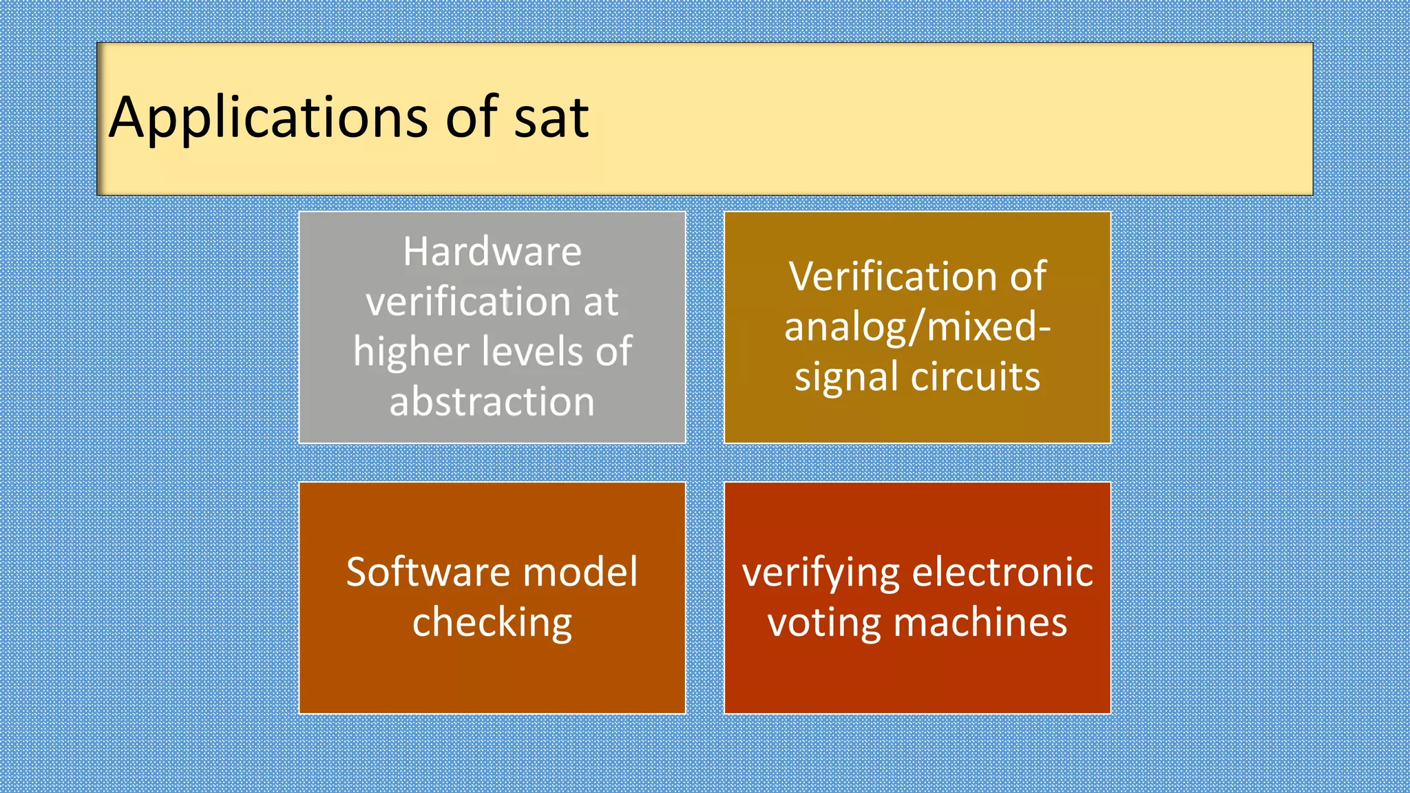 Propositional Satisfiability | PPTX