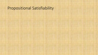 Propositional Satisfiability | PPTX