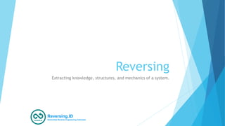From Reversing to Exploitation | PPT