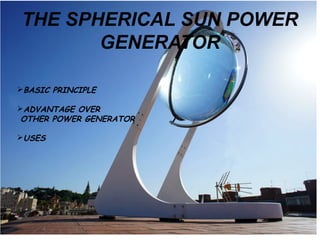 NEW TECHNOLOGIES IN POWER GENERATION | PPT