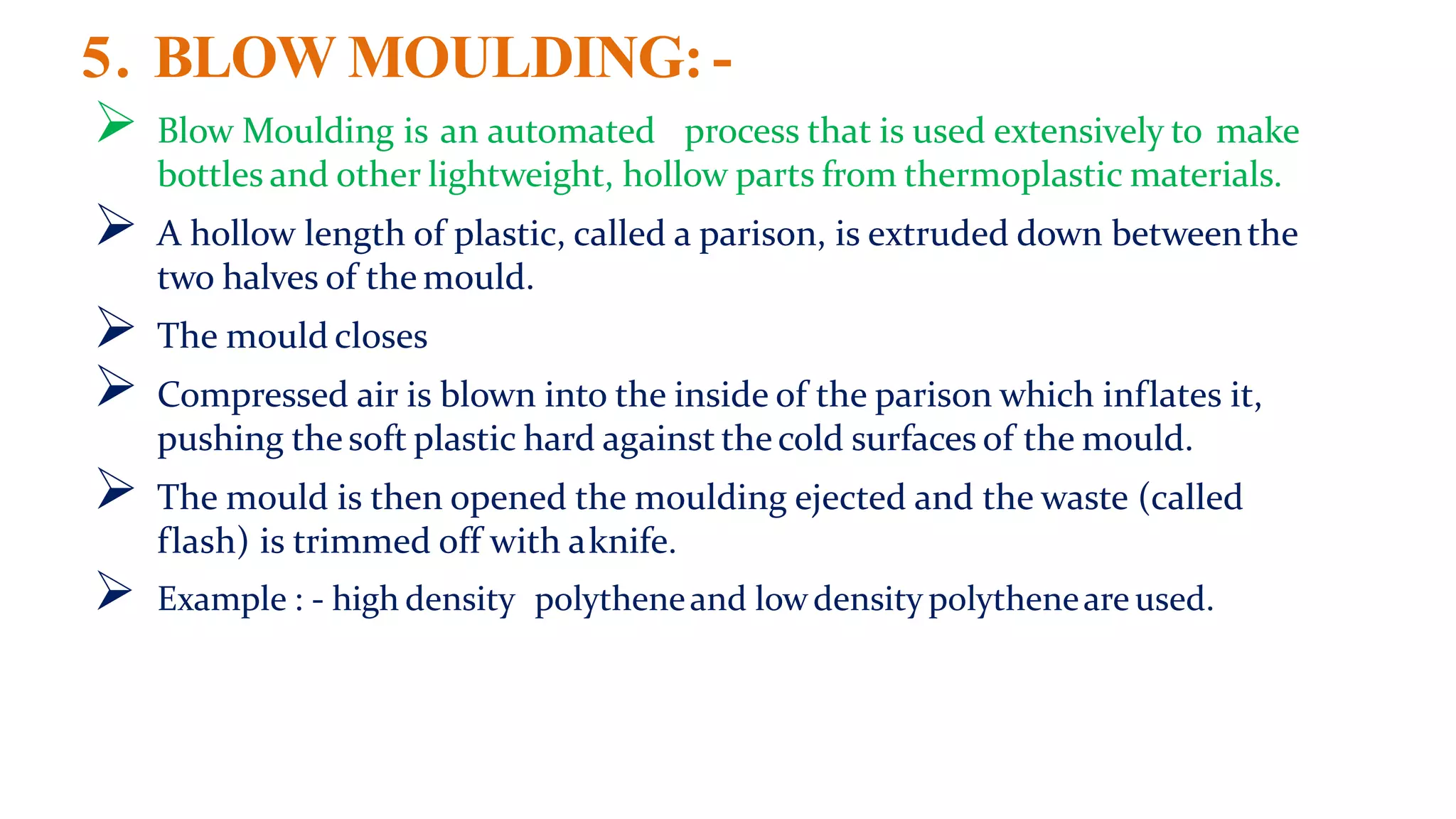Plastic forming techniques | PPTX
