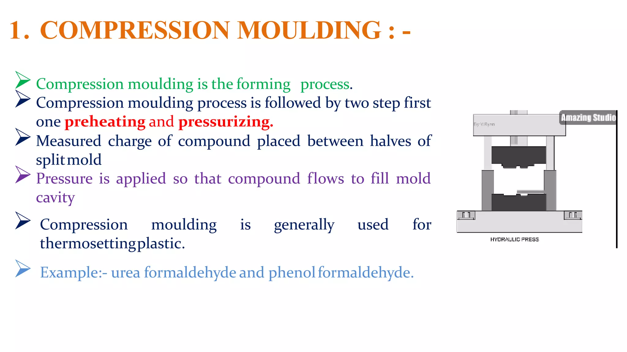 Plastic forming techniques | PPTX
