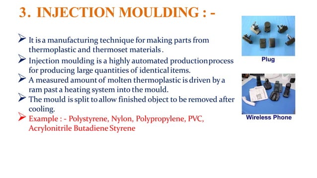 Plastic forming techniques | PPTX