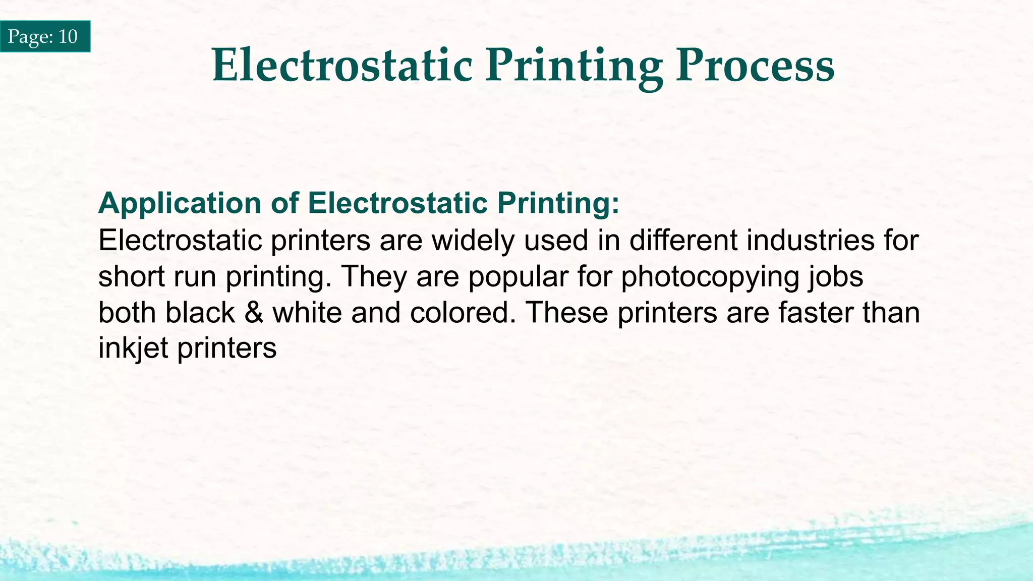 Electrostatic Printer ।। Printer is a peripheral device | PPTX
