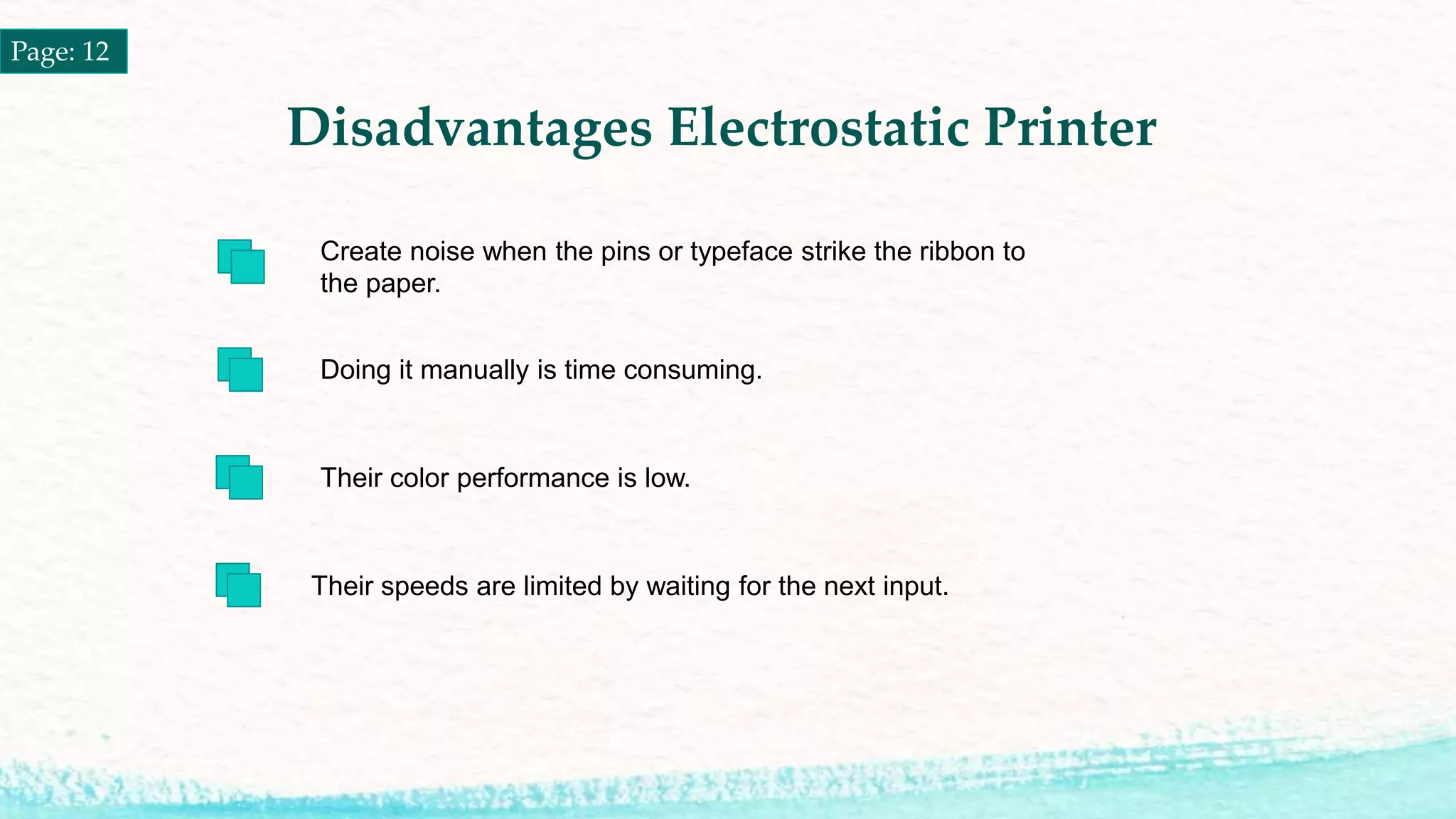 Electrostatic Printer ।। Printer is a peripheral device | PPTX