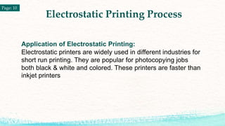 Electrostatic Printer ।। Printer is a peripheral device | PPTX