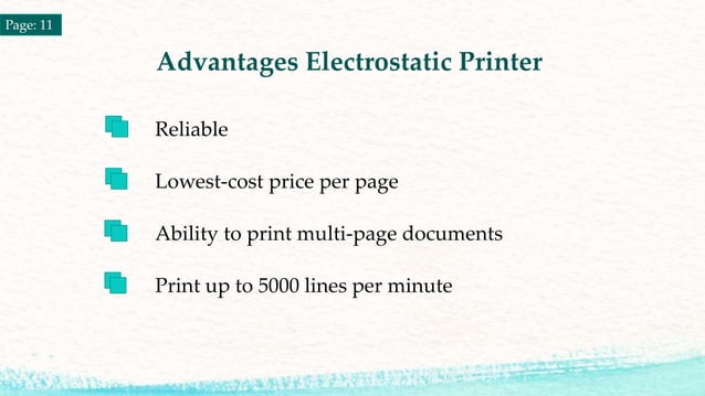 Electrostatic Printer ।। Printer is a peripheral device | PPTX ...
