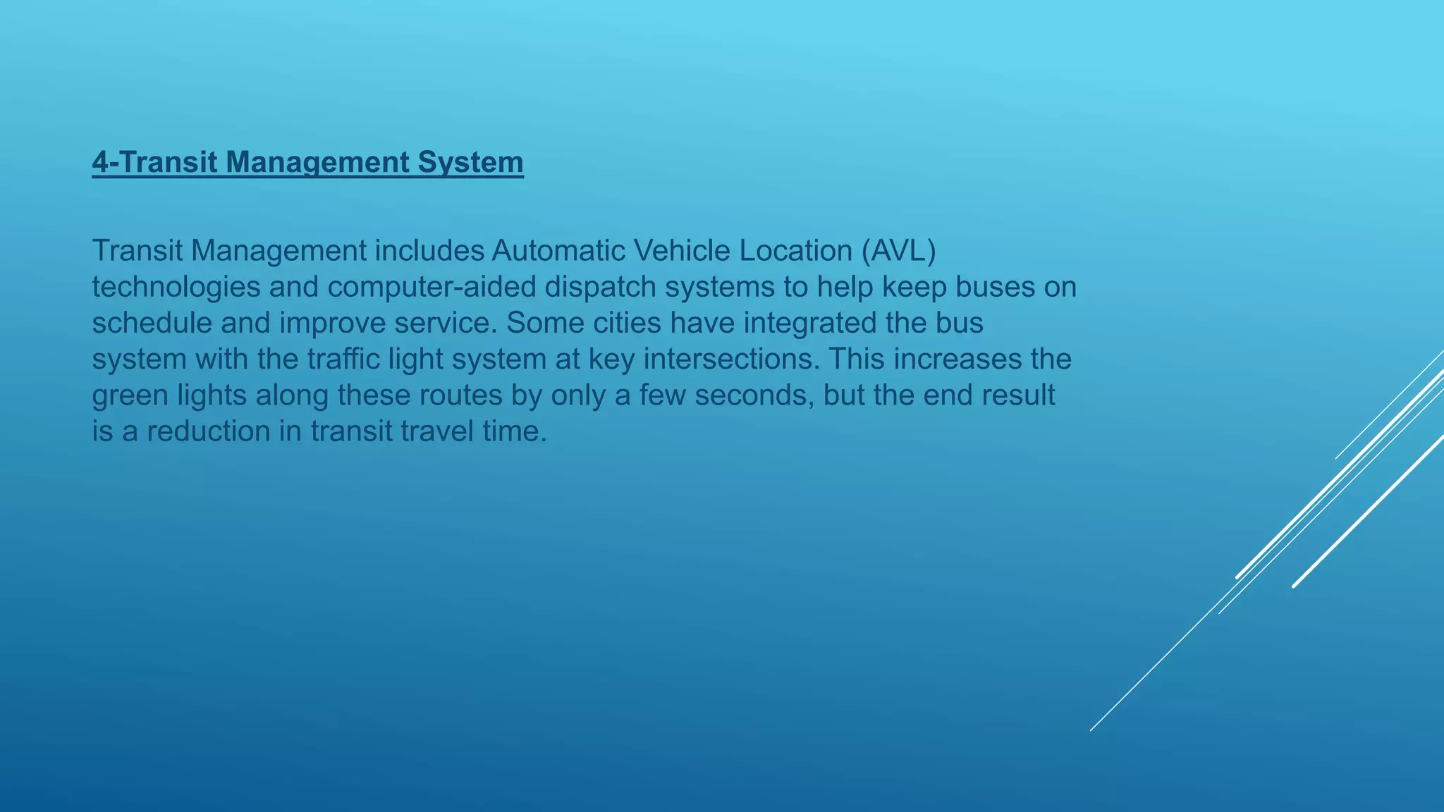 Intelligent Transportation System (ITS) | PPTX