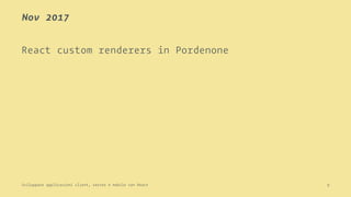 React custom renderers | PPT