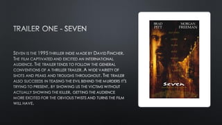 Trailer analysis | PDF | Video Production | Content Production