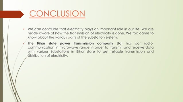 Presentation on BSPTCL Grid Sub-Station | PDF