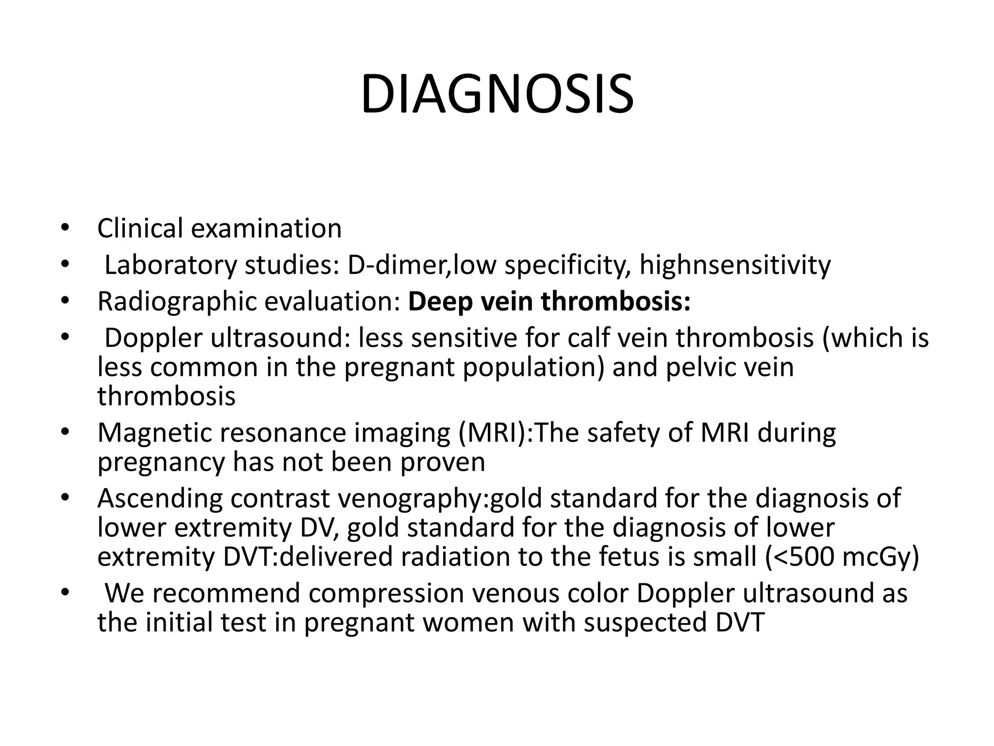 VENOUS THROMBOEMBOLISM IN PREGNANCY | PPTX