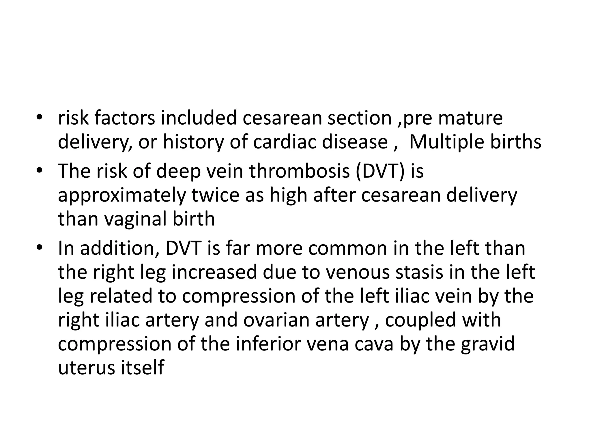 VENOUS THROMBOEMBOLISM IN PREGNANCY | PPTX