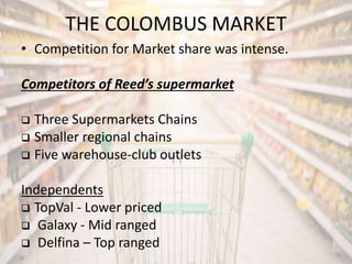 Reed Supermarkets - A New Wave of Competition | PPTX
