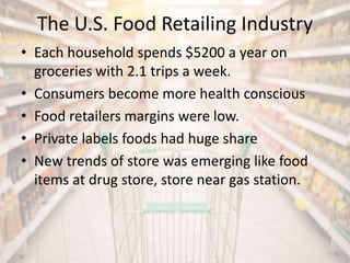 Reed Supermarkets - A New Wave of Competition | PPTX