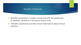 Weather Prediction | PPTX