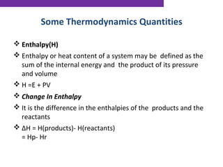 Thermodynamic terminologies and interpretation | PPT