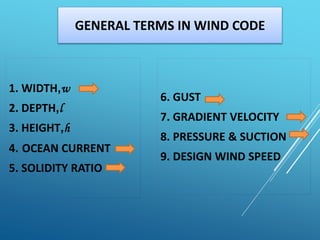 WIND CODE-IS 875-PART 3 | PPTX