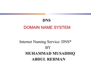 Domain name system DNS | PPT | Web Hosting | Internet