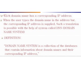 Domain name system DNS | PPT