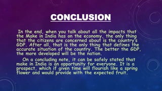 Make in India PPT | PPTX