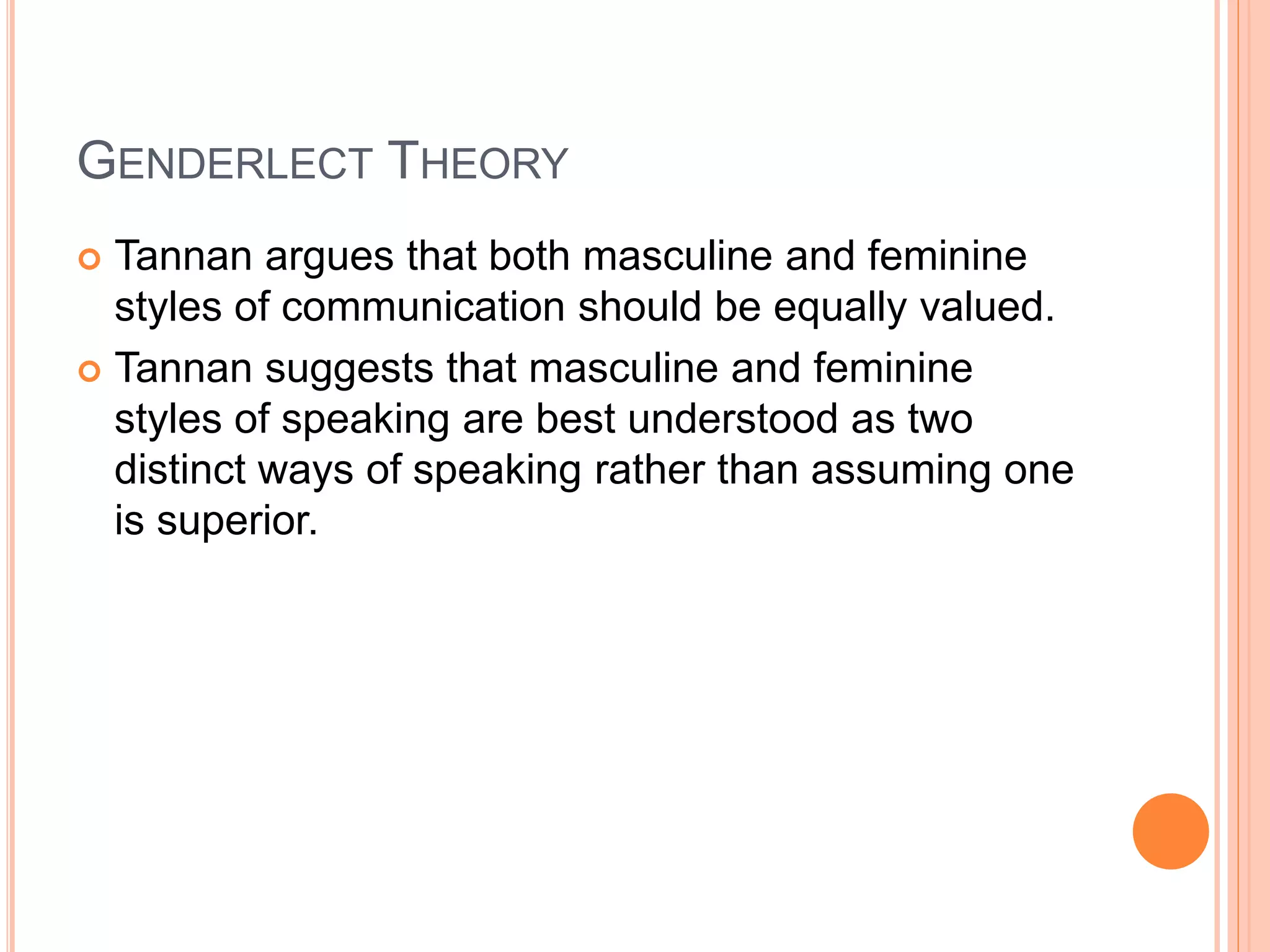 Gender Difference in Language Use | PPTX