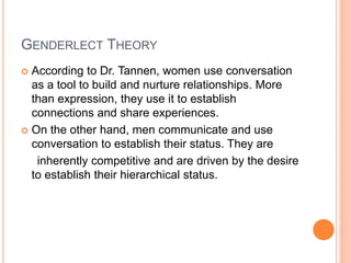 Gender Difference in Language Use | PPTX