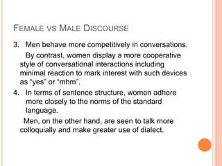 Gender Difference in Language Use | PPTX