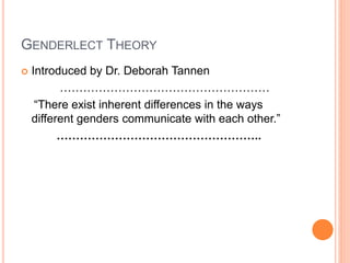 Gender Difference in Language Use | PPTX