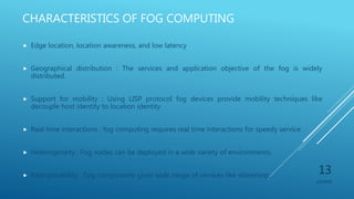 Introduction to Fog Computing | PPTX