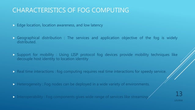 Introduction to Fog Computing | PPTX | Computer Networking | Computing