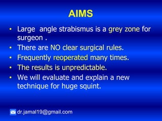 Myectomy non-suture technique for large angle strabismus surgery | PPT