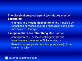 Myectomy non-suture technique for large angle strabismus surgery | PPT