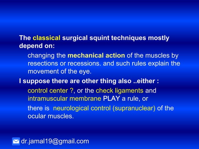 Myectomy non-suture technique for large angle strabismus surgery | PPT