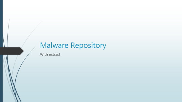 Automatic Malware Analysis & Repository | PPT