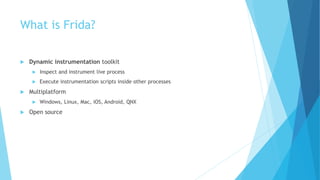 Bypass Security Checking with Frida | PPT