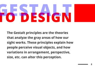 Main Gestalt principles for WEB design | PDF