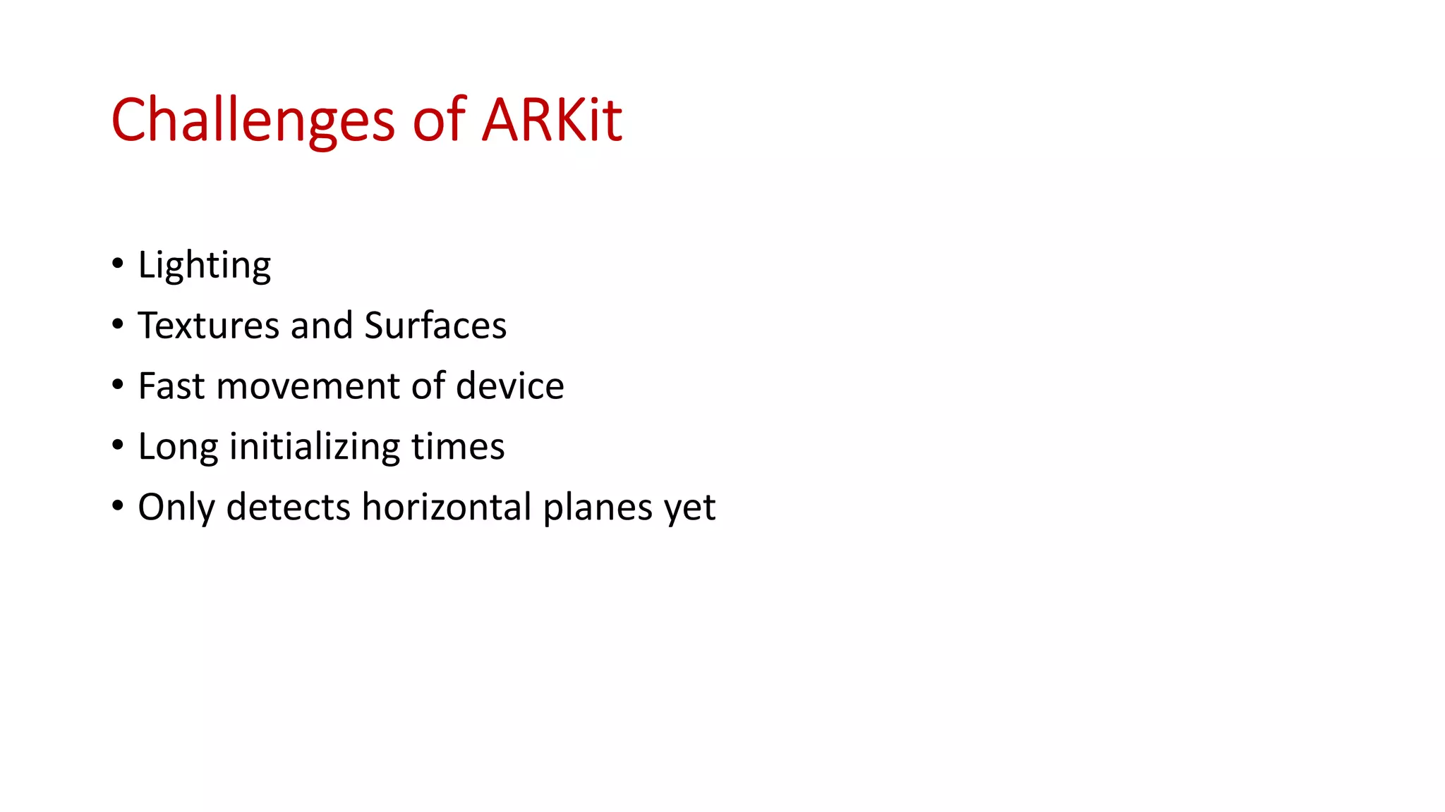 Introduction to Augmented Reality in iOS Apps | PPT