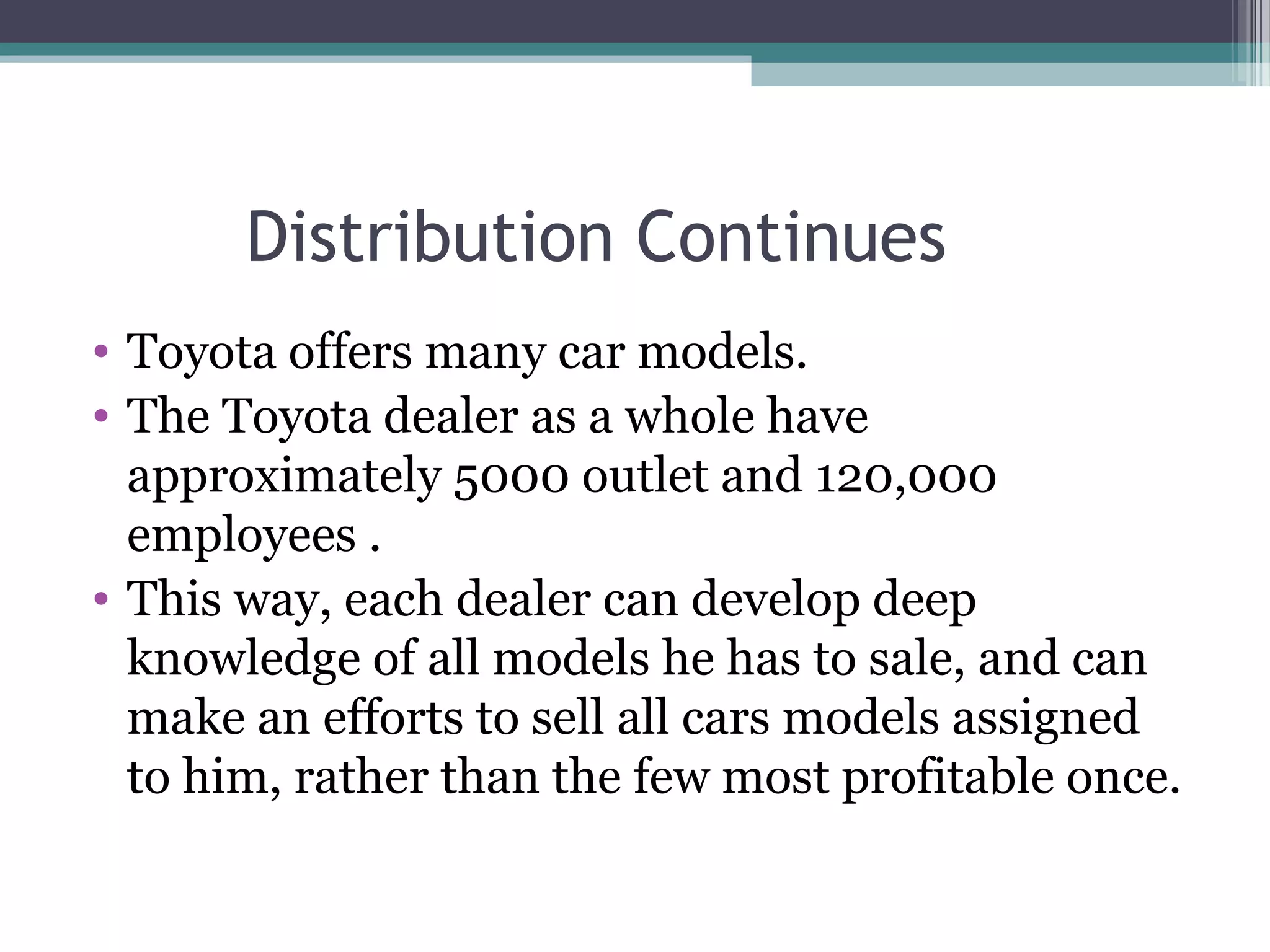 Supply Chain Management Of Toyota ! | PPT