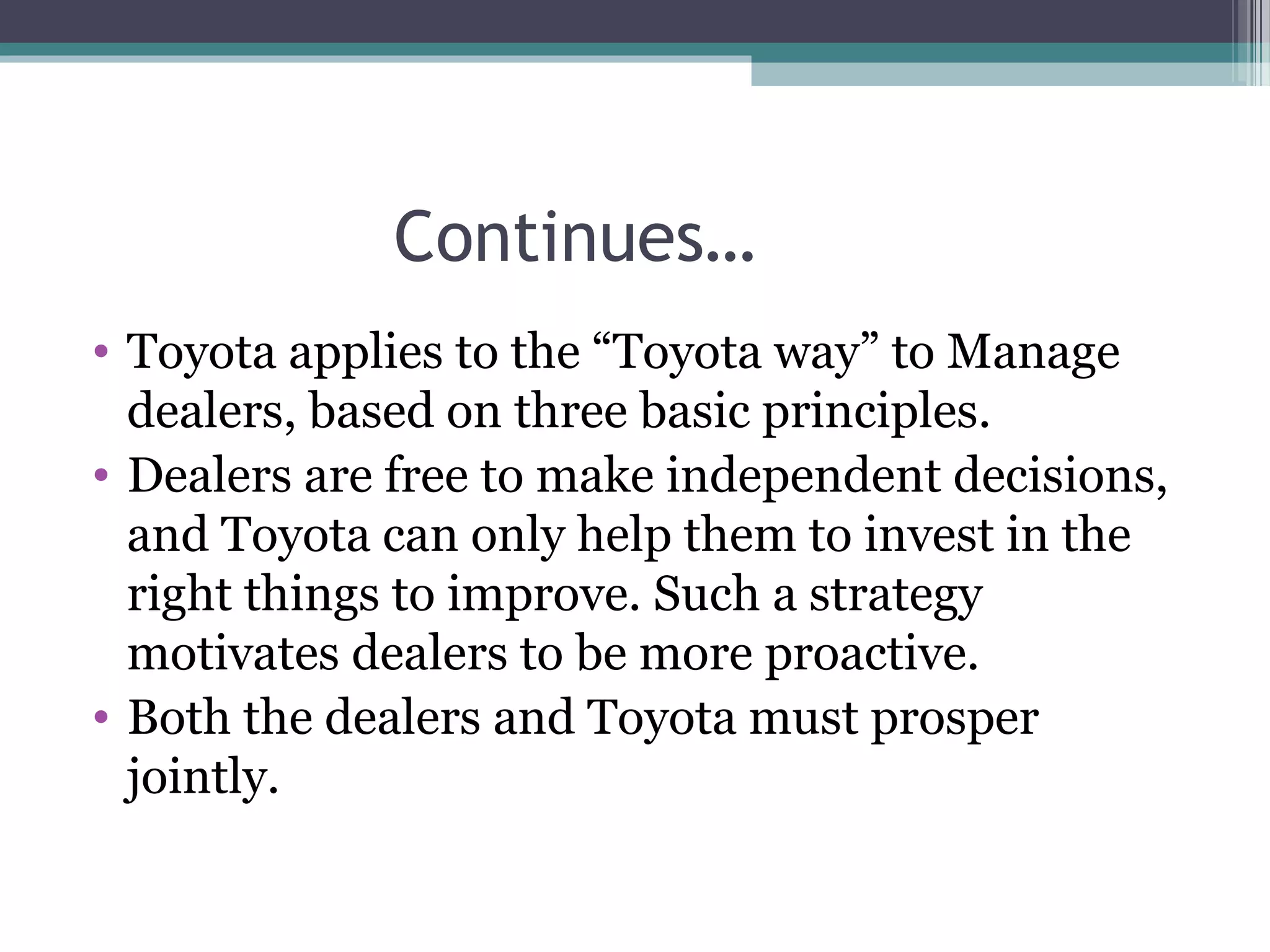 Supply Chain Management Of Toyota ! | PPT