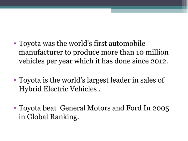 Supply Chain Management Of Toyota ! | PPT