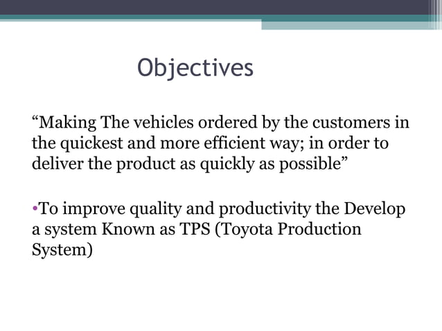 Supply Chain Management Of Toyota ! | PPT