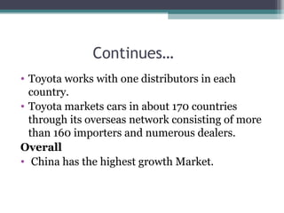 supply chain management on toyota case study | PPT