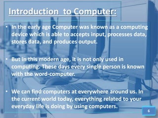 Study on Importance of Computer in Space Technology | PPTX